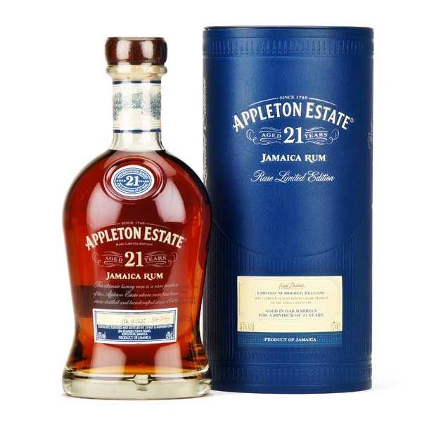 Appleton Estate 21 yrs Rare Limited Edition Rum 750ml. MacArthur Beverages