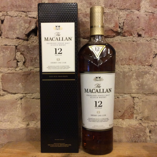 Macallan 12 yr Sherry Oak Whiskey 750ml. MacArthur Beverages