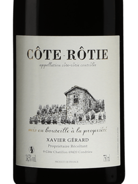 2019 Xavier Gerard - Cote Rotie Domaine Gerard (pre arrival). MacArthur ...