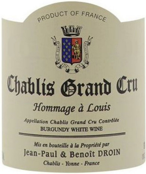 2021 Jean-Paul & Benoit Droin - Chablis Hommage a Louis (pre arrival ...