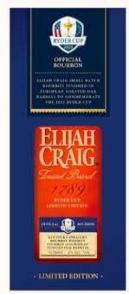 Elijah Craig Toasted Barrel Ryder Cup 2023 Limited Edition Bourbon ...