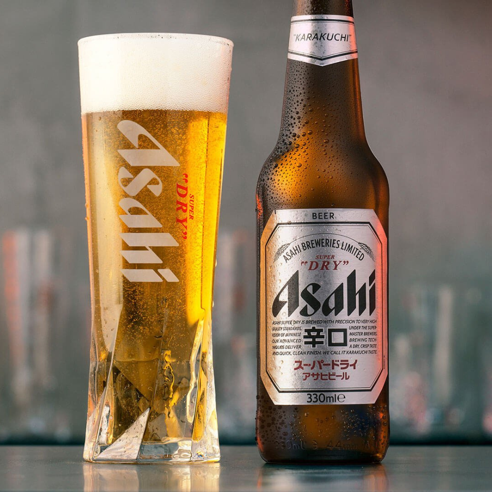 Asahi Super Dry 6pk bottles. MacArthur Beverages